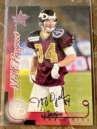2000 Leaf Rookies & Stars #281 Jeff Ogden #027/3000 Rookie Autograph ...