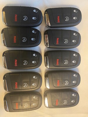 OEM 2015-21 JEEP RENEGADE SMART KEYLESS ENTRY REMOTE FOB / LOT OF 10 / ...