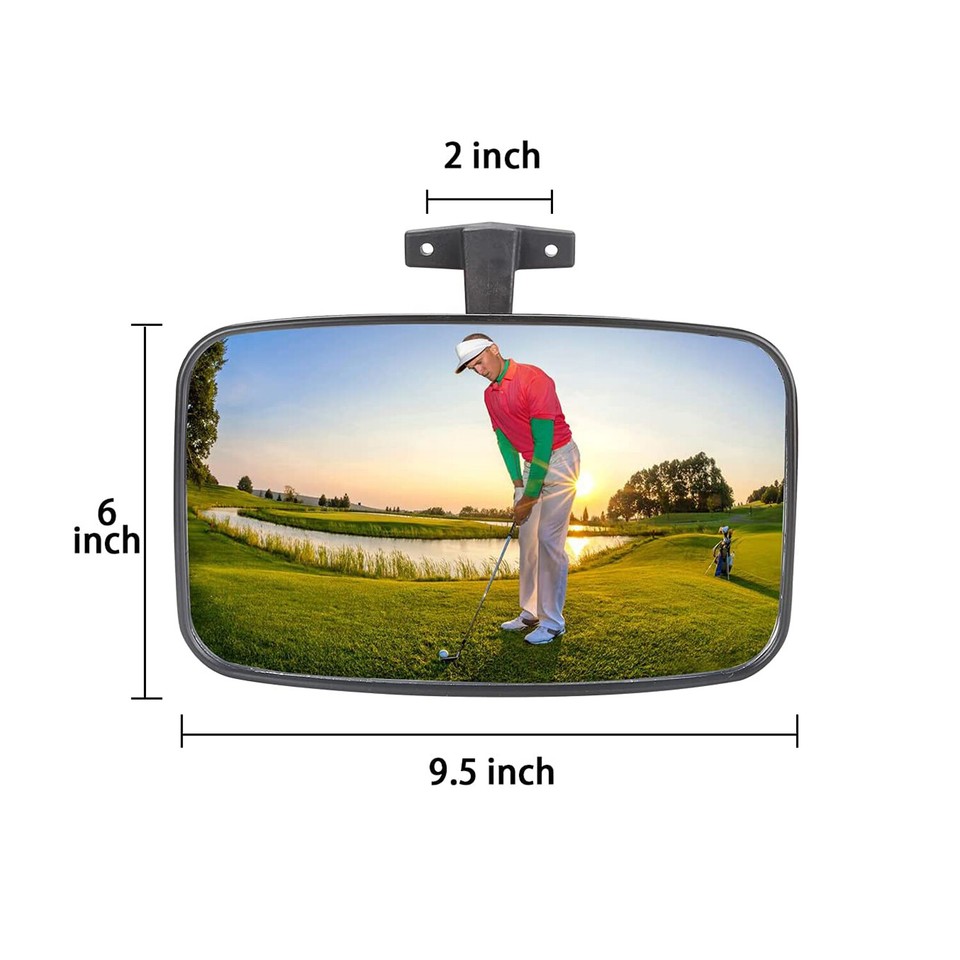 10L0L Golf Cart Rear View Mirror for Yamaha EZGO Club Car | E-Z-GO ...
