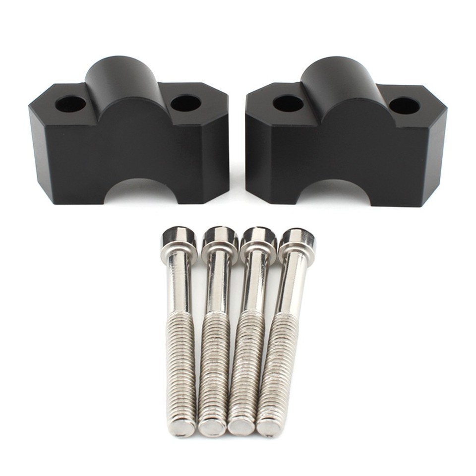 Handlebar Riser Clamp Adapter Mount For Kawasaki Z750 2004-2012 Z1000 ...