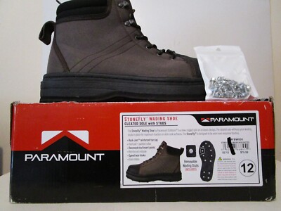 Paramount Outdoors Mens Stonefly Wading Shoes Cleated Sole W/ Studs ...