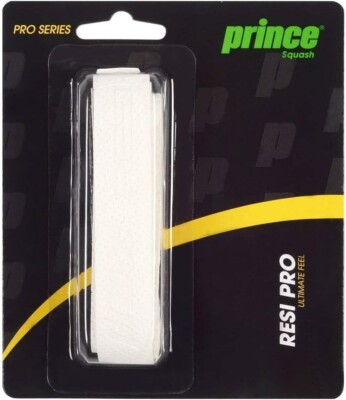 12 Packs of Prince Resi Soft Squash Replacement Grip Pro Series (White ...