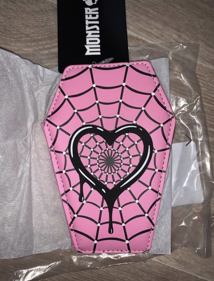 Monster High Draculaura Haunt Couture Pink Coffin Mini Backpack Bag ...