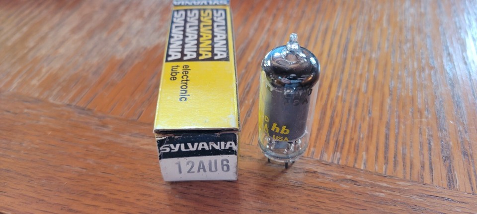 Sylvania NOS 12AU6 Vacuum Tube Tested | eBay