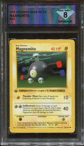 Magnemite 53/102 1st Edition Shadowless - DSG 8 | eBay