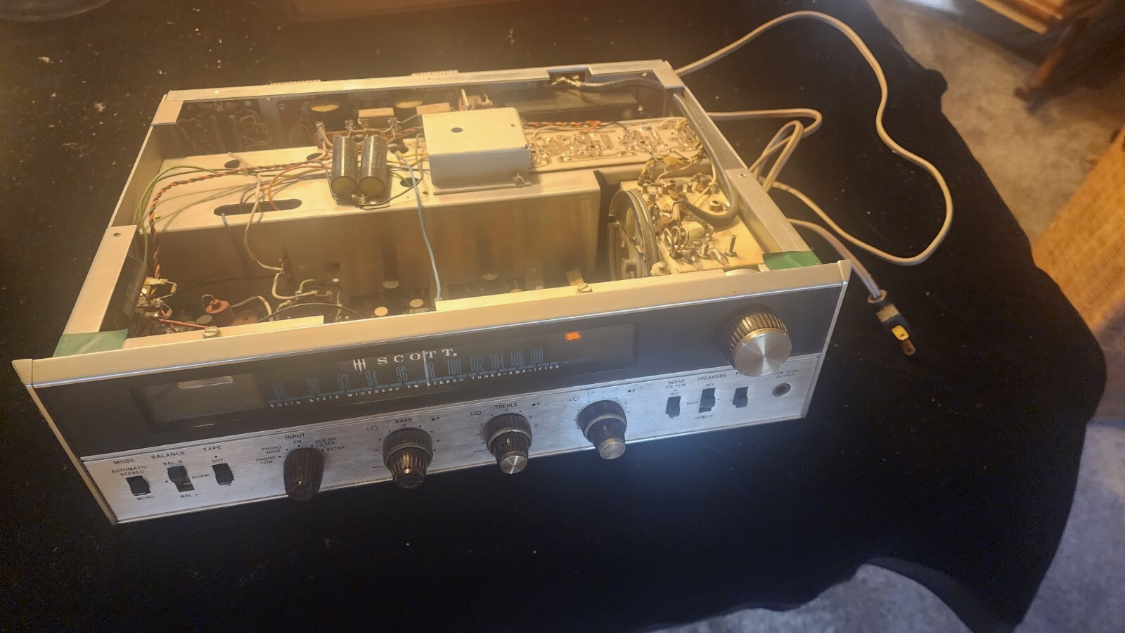 Classic HH Scott Stereomaster 342 Receiver w/ Walnut Case & Orig ...
