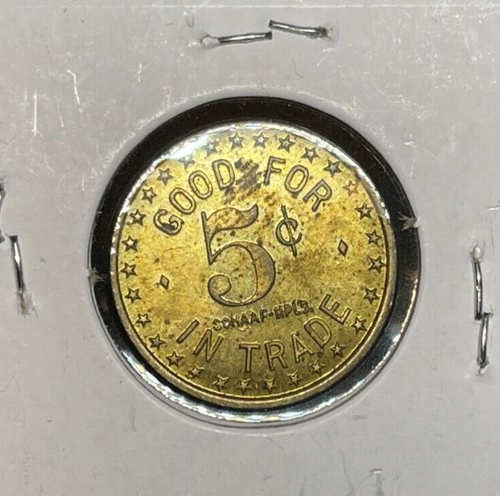 US Toby's Good for 5 Cents Trade Token | eBay