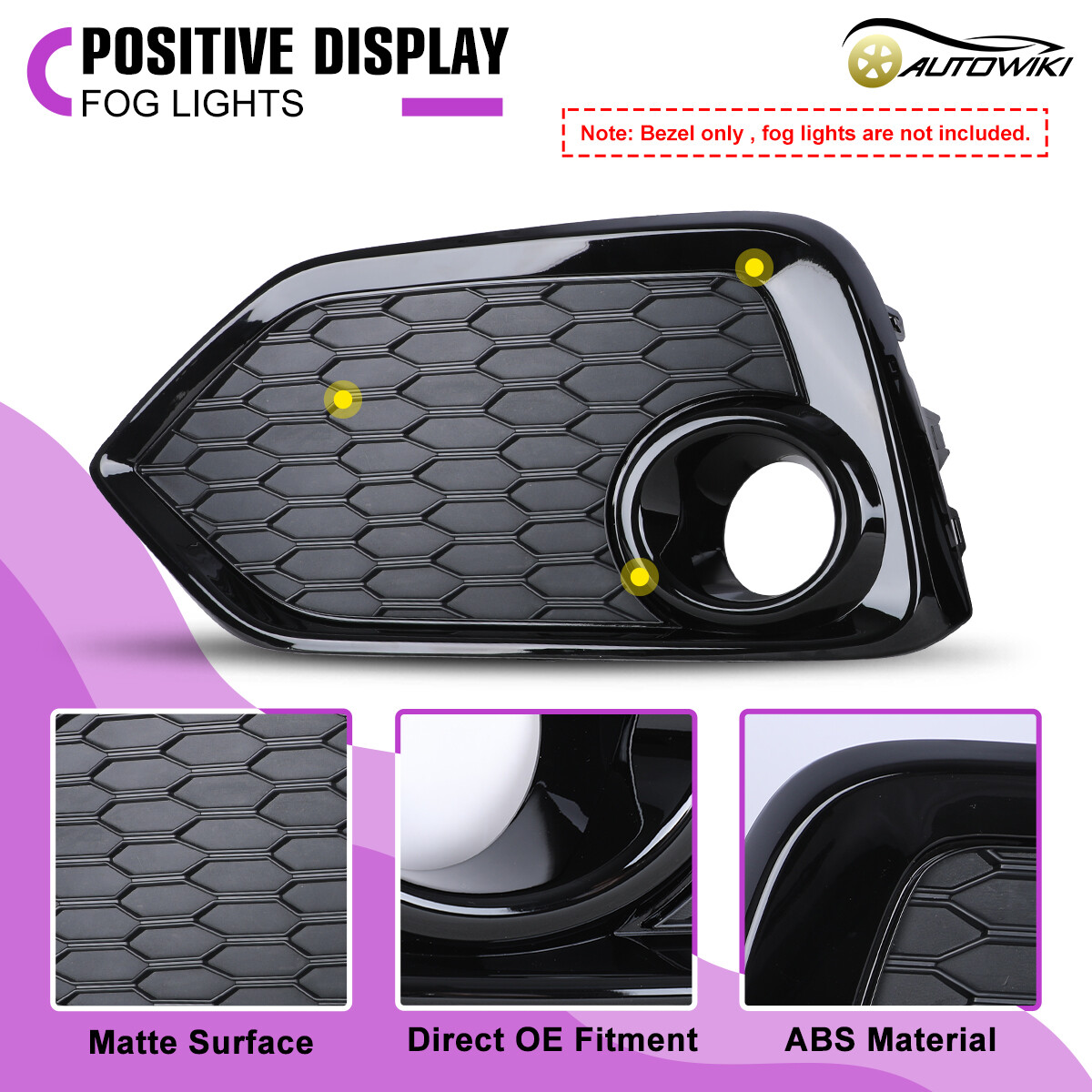 Civic Fog Light Replacement Wangtney Front Bumper Fog Lights W/ Switch ...