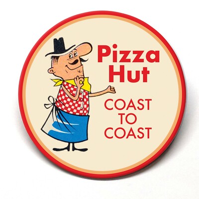 Pizza Hut Pete Fridge Magnet Vintage Style BUY 3, GET 4 FREE MIX ...