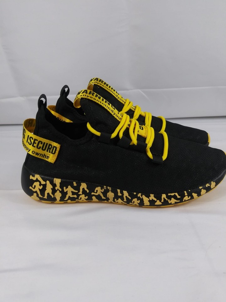 tennis warning Isecurd color black with yellow sizes 9 | eBay