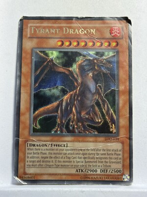 Yu-Gi-Oh! Tyrant Dragon - LOD-034 Ultra Rare Unlimited Heavily Played ...