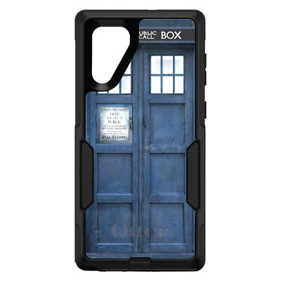 OtterBox Commuter for Galaxy Note 4 8 9 10 + TARDIS Call Box Photograph ...