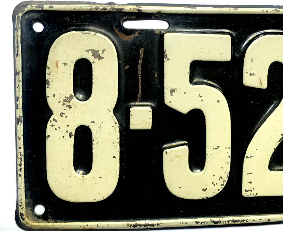 1922 GEORGIA PASSENGER CAR LICENSE PLATE AUTO TAG NICE ALL ORIGINAL # 8 ...