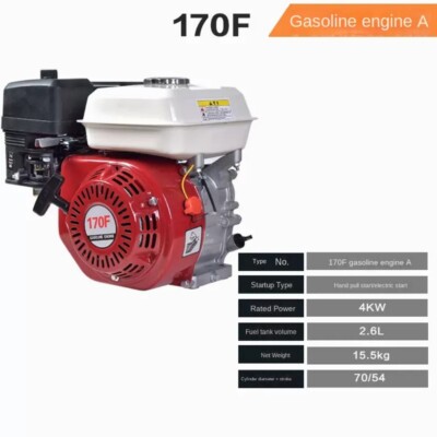 170F Gasoline Engine Engine Four-stroke Power Single-cylinder Air ...
