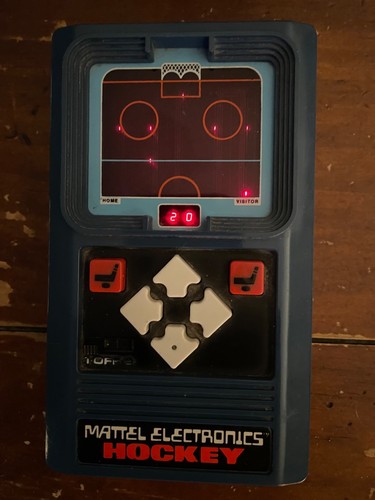 MATTEL ELECTRONICS HOCKEY HANDHELD VIDEO GAME 1978 Tested Working (CAN1 ...