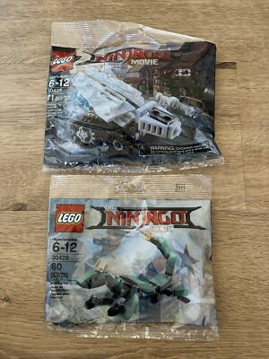 LEGO The LEGO Ninjago Movie Ice Tank (30427) And (30428) Green Ninja ...