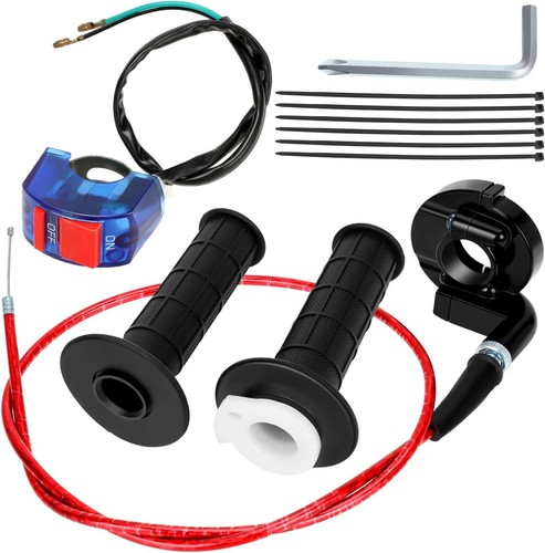 mini bike throttle assembly 7/8" Throttle Cable Accelerator Handlebar ...