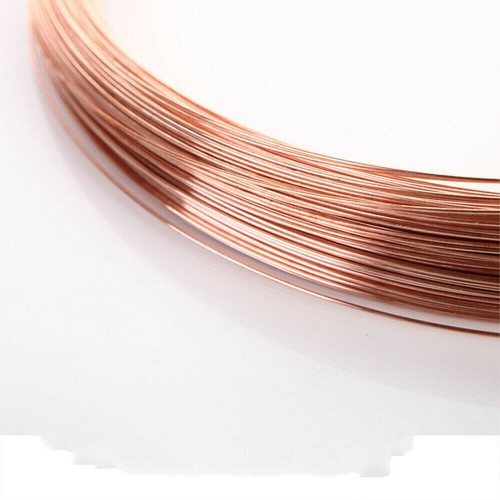 1 meter 99.9% Pure T2 Cu Copper Wire Round Solid Uncoated Conductive ...