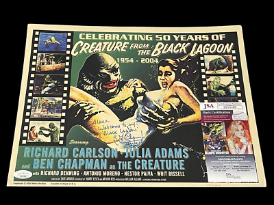 Ben Chapman Creature from the Black Lagoon Signed Autograph Lobb 11x14 ...