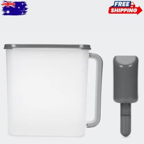 9L Pet Dog Food Storage Container With Scoop Dry Food Storer Clip Lock ...