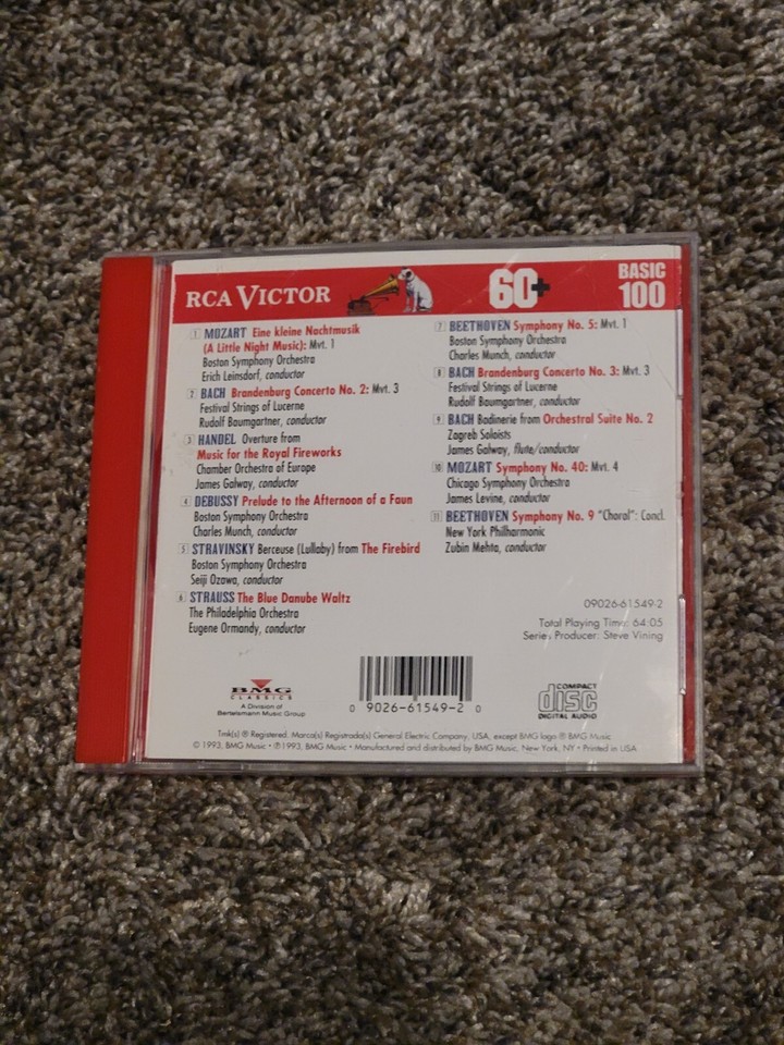 Basic 100 Sampler - RCA Victor Basic CD | eBay