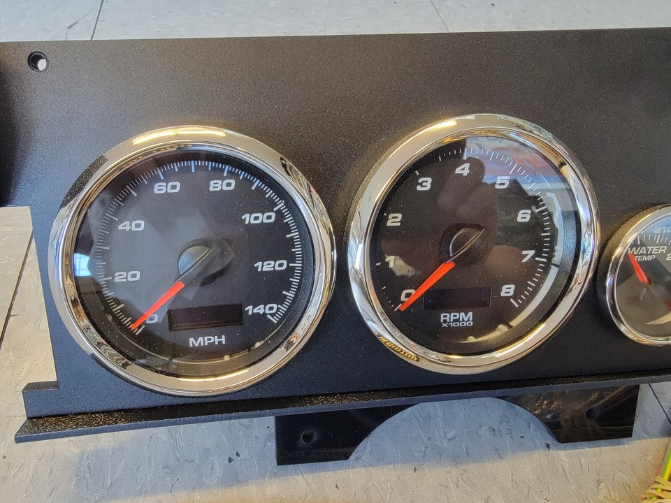 1970-72 Chevelle El Camino Non SS NVU Sweep Dash Performance Gauges ...