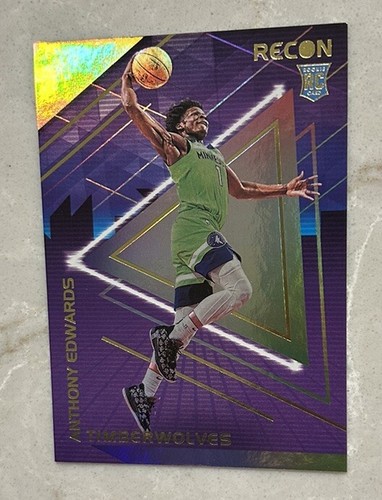 2020-21 Panini Recon Holo #125 Anthony Edwards RC Minnesota ...