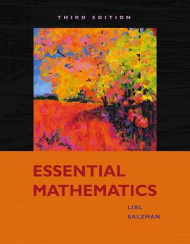Essential Mathematics Paperback Margaret L., Salzman, Stanley A ...