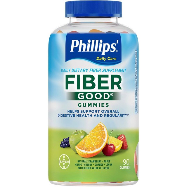 Bayer 90ct Phillips Fiber Good Gummies Fruit Flavors 11/2015 for sale ...
