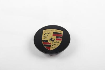 NEW OEM PORSCHE ALLOY WHEEL CENTER CAP COLORED CREST 95836130303 | eBay