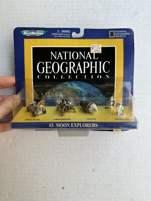 MICRO MACHINES NATIONAL GEOGRAPHIC #3 Moon Explorers FACTORY SEALED Box ...