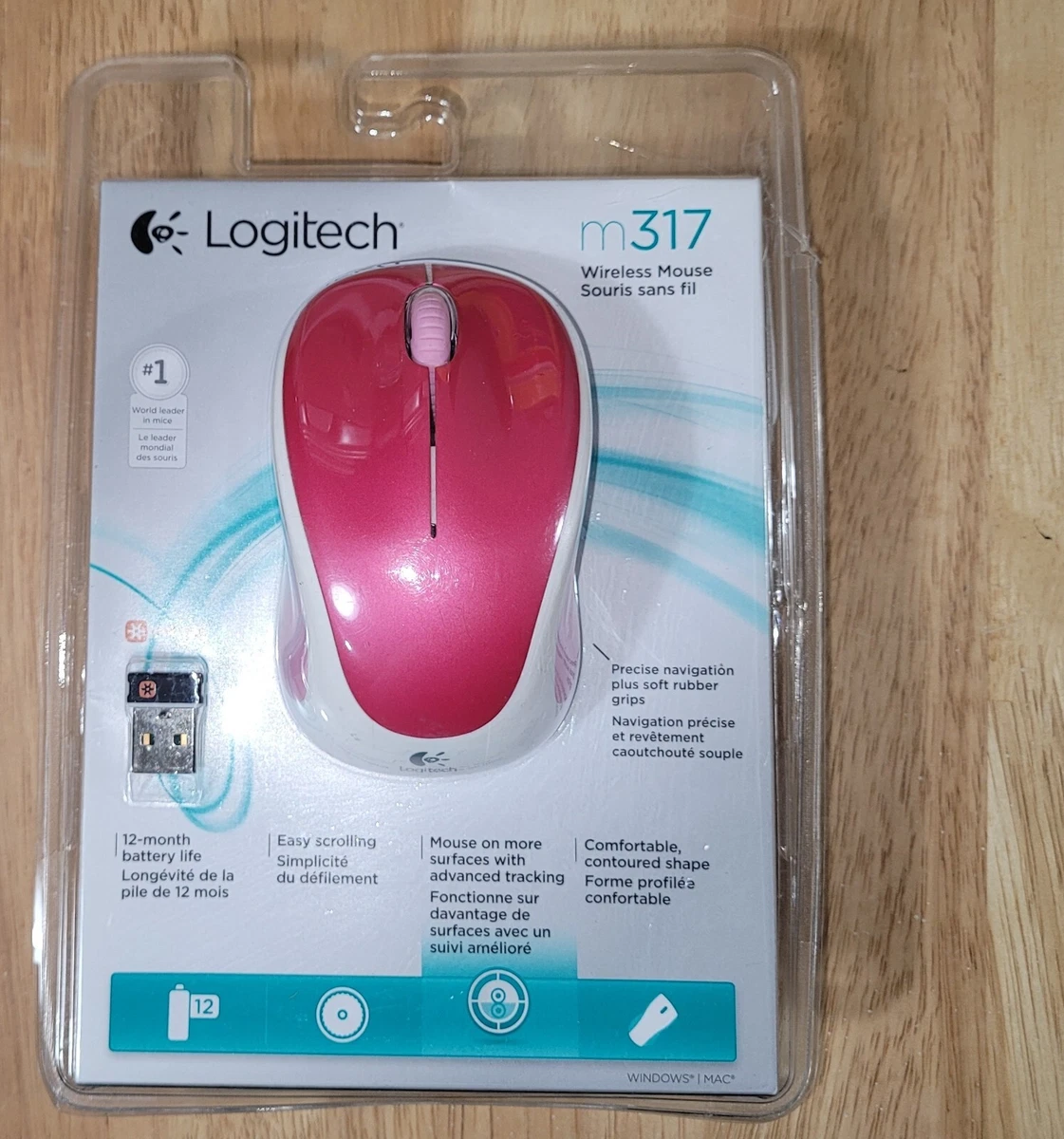 Logitech Wireless Mouse Pink