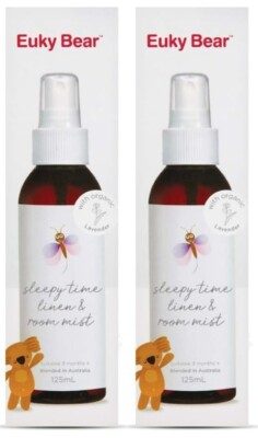 2x Euky Bear Sleepy Time Room and Linen Spray Mist, For Sleep Soothing ...