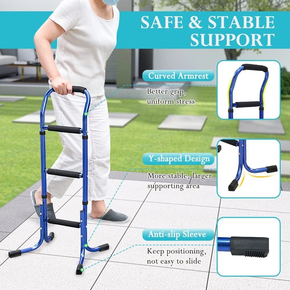 Stand Assist Walking Cane Sticks for Seniors Balance Mobility Daily ...