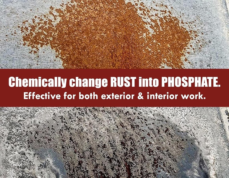 Rust Converter Spray Stops Rust Converts Spots to Primed Surface Ready ...