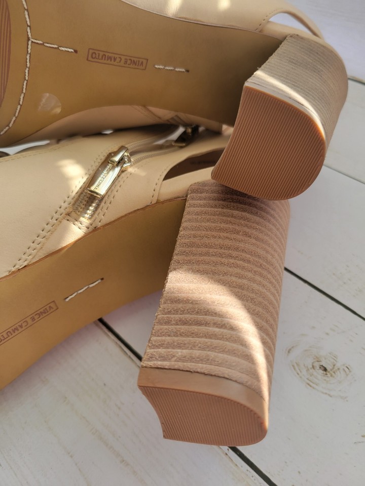 Vince Camuto Stesha Tan Diva Gladiator Strappy Open Toe Sandals - Size ...