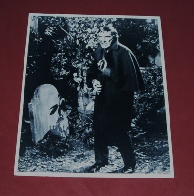 ABC TV SHOW DARK SHADOWS B/W 8X10 PHOTO VAMPIRE BARNABAS COLLINS VG/EX ...