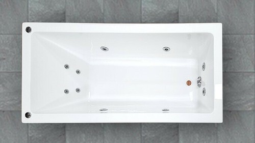 Drop In Inset Acrylic SPA Bath Tub Cube Square Design 1500x760x440mm ...