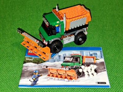 LEGO 60083 City Snowplow Truck (100% complete with instructions) | eBay ...