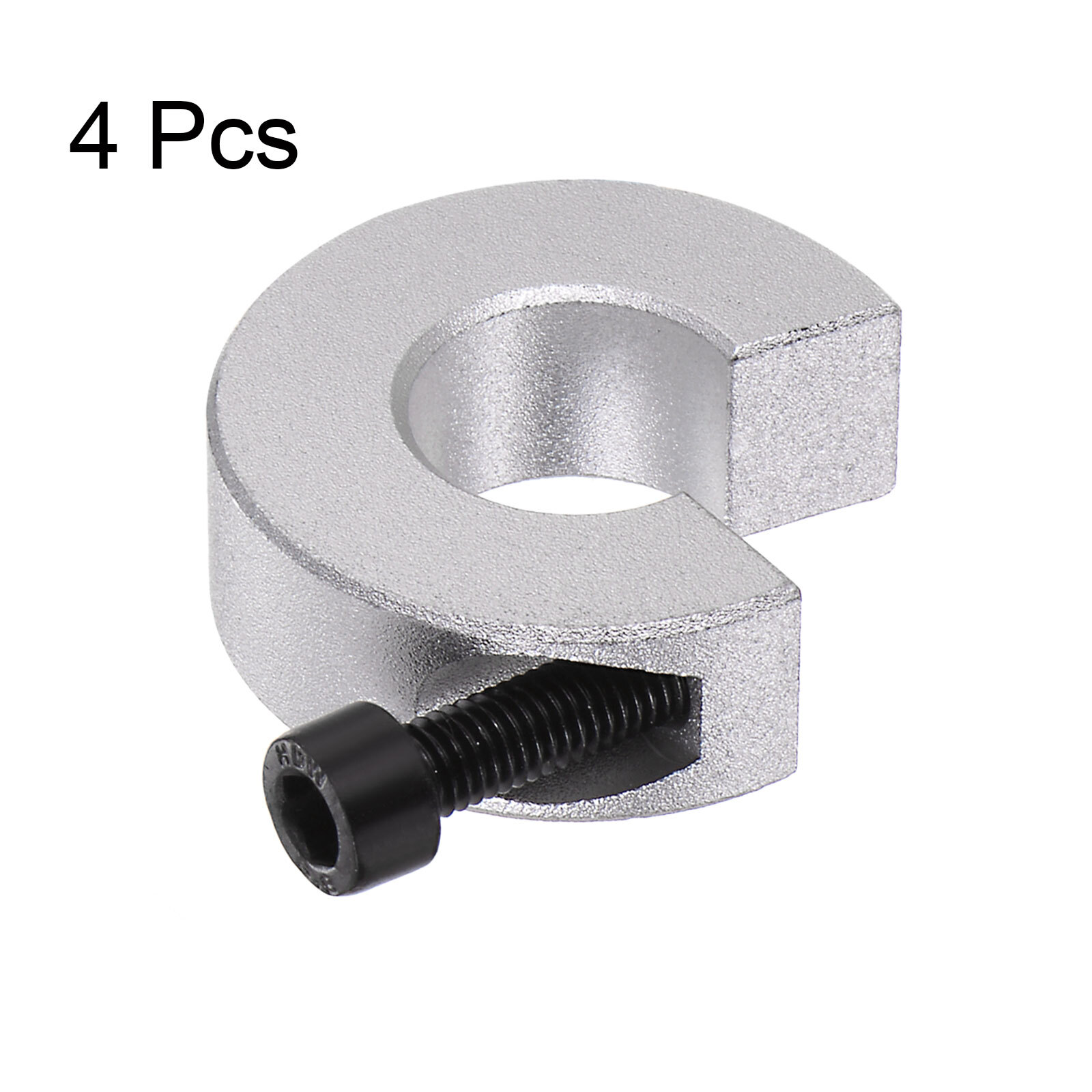 4pcs Clamp-on Shaft Collar Set for Linear Rail SBR16, Anodization ...