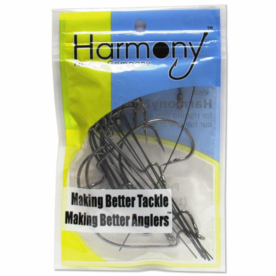 Harmony Fishing Company Punch Shot Rig Kit (10 Pack, 4/0 EWG Hooks ...