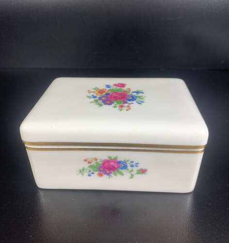 Lenox Vintage Lenox Rose Cigarette/Trinket Box, approx 5 in | eBay