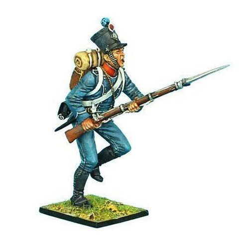 NAP0371 -French 1st Light Infantry Chasseur Charging-Waterloo 1815 ...