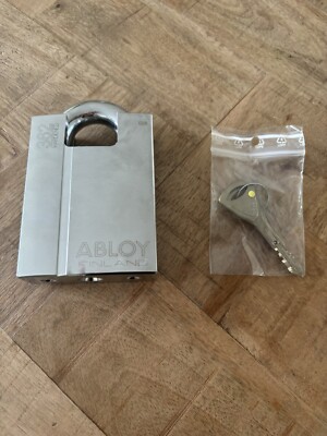 Abloy Padlock 362 Hardened Brand New - With Keys | eBay UK