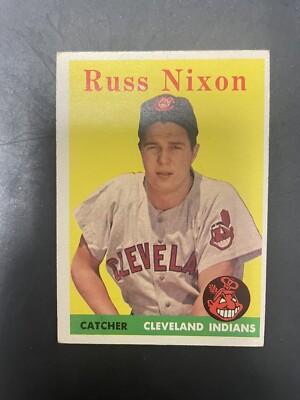 1958 Topps Baseball # 133 Russ Nixon Card Cleveland Indians | eBay