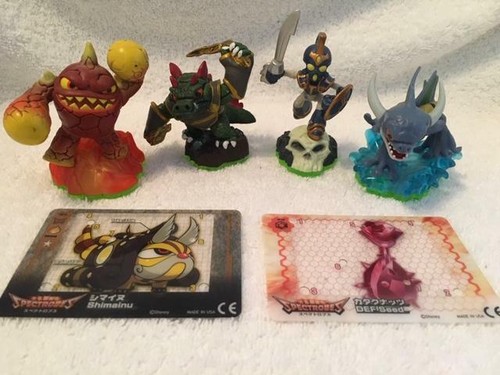 SET OF 4 SKYLANDERS AND 2 CODE CARDS | eBay