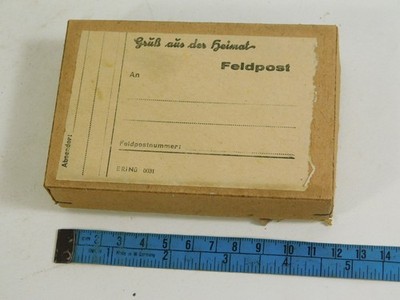 WW2 German small feldpost box with contents | eBay