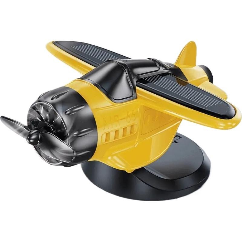 Solar Powered Aircraft Model Ornament Decorative Car Dashboard Solar ...