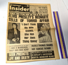 1971 The National Insider Tabloid Newspaper Elvis Torrid Affair Seer ...