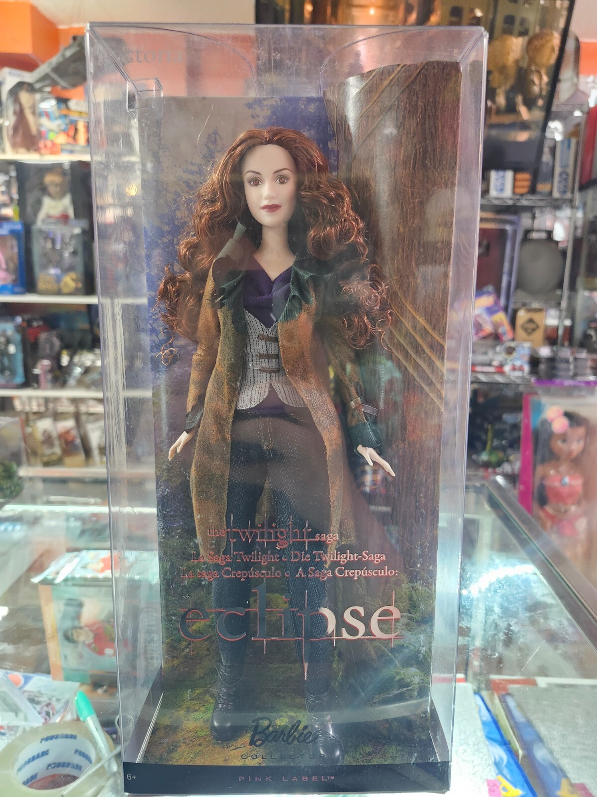 The Twilight Saga Eclipse Victoria Barbie Collector Doll Pink Label NIB ...